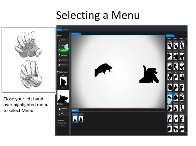 Shadow artist storyboard | PPT