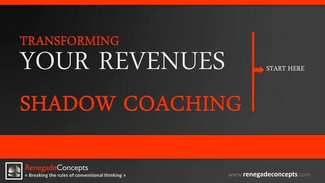 Shadow Coaching Professional Program | PDF | Business | Business and ...