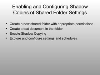 Shadow copy | PPT