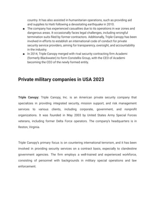 Shadow Forces_ Unveiling the TOP 10 Private Military Companies Across ...