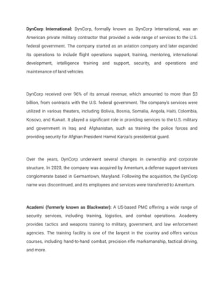 Shadow Forces_ Unveiling the TOP 10 Private Military Companies Across ...