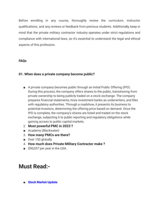 Shadow Forces_ Unveiling the TOP 10 Private Military Companies Across ...