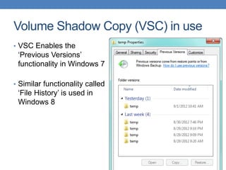 Shadow forensics print | PDF