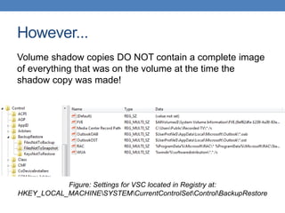 Shadow forensics print | PDF