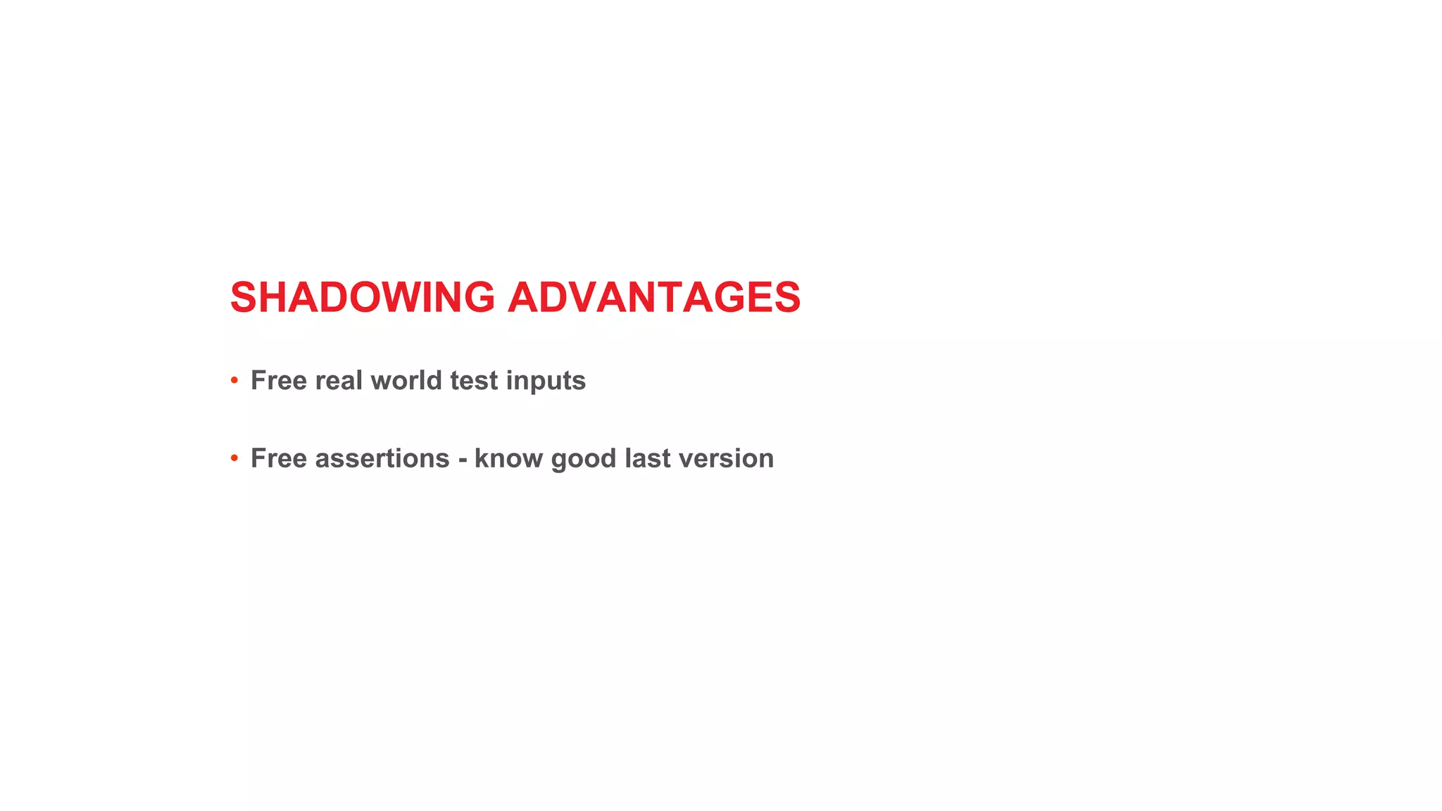 Shadowing production requests | PPT