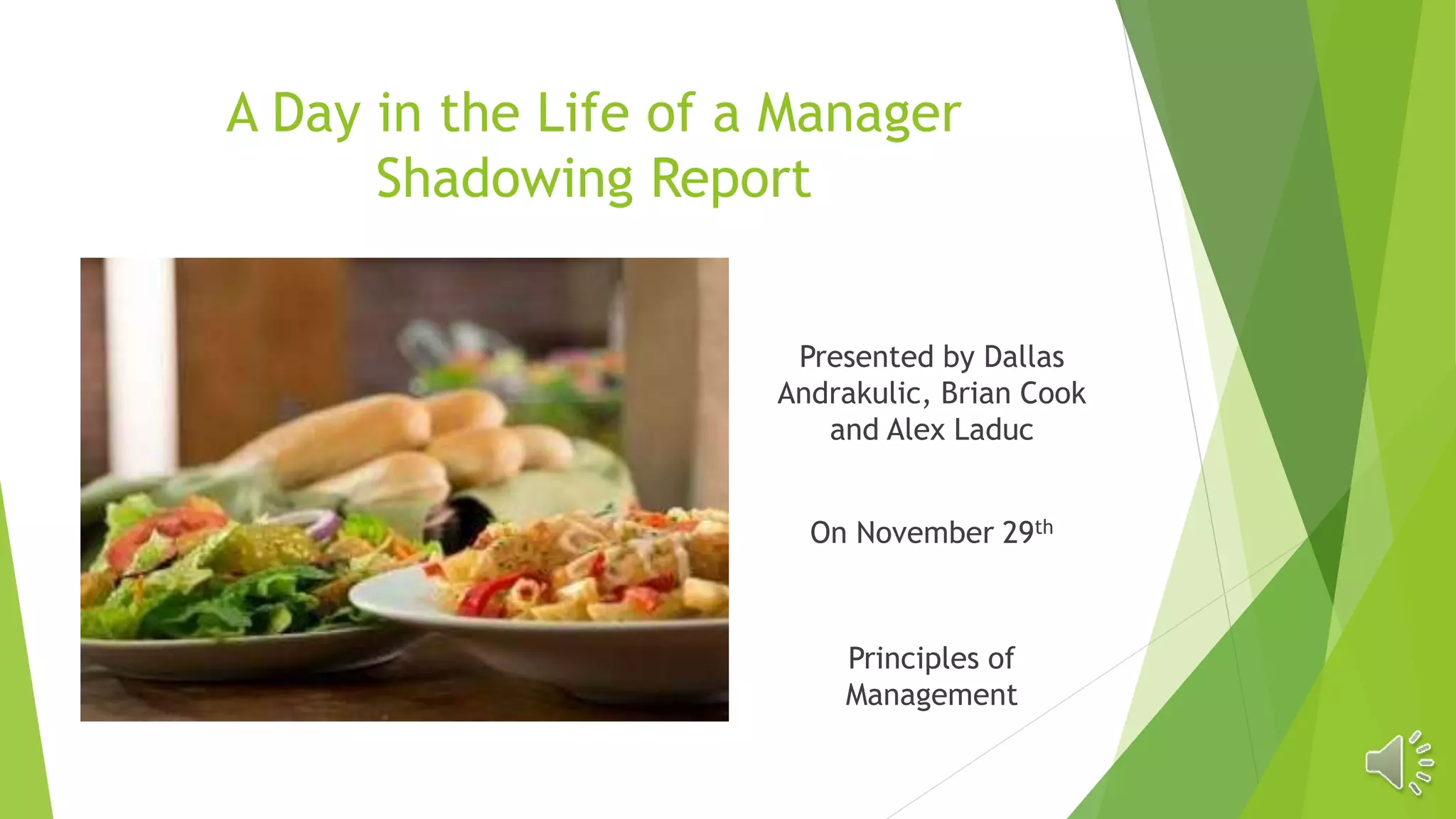 A Day in the Life of a Manager | PPTX
