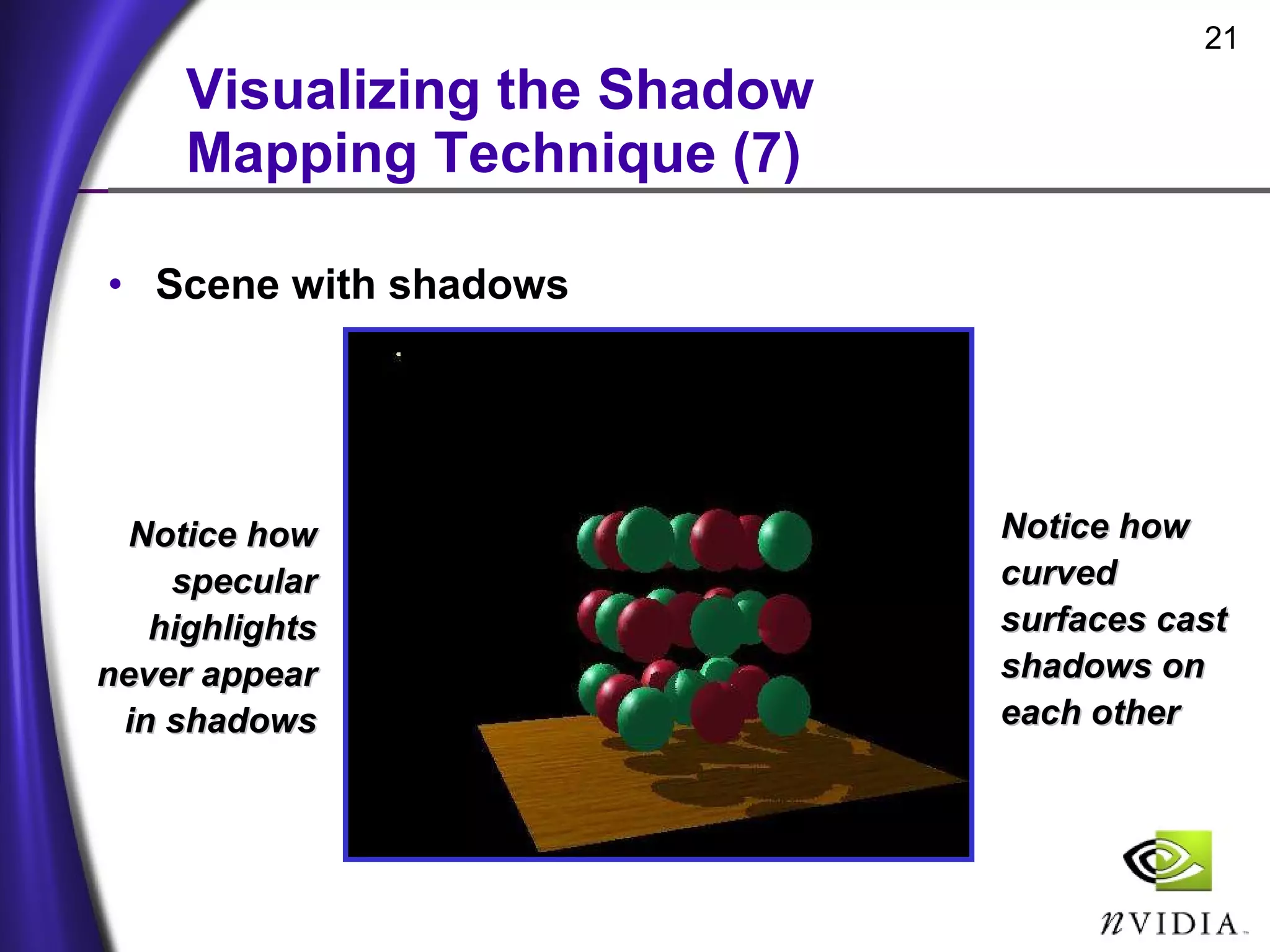Shadow Mapping with Today's OpenGL Hardware | PPT