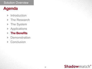 Shadowmatch Overview | PPTX