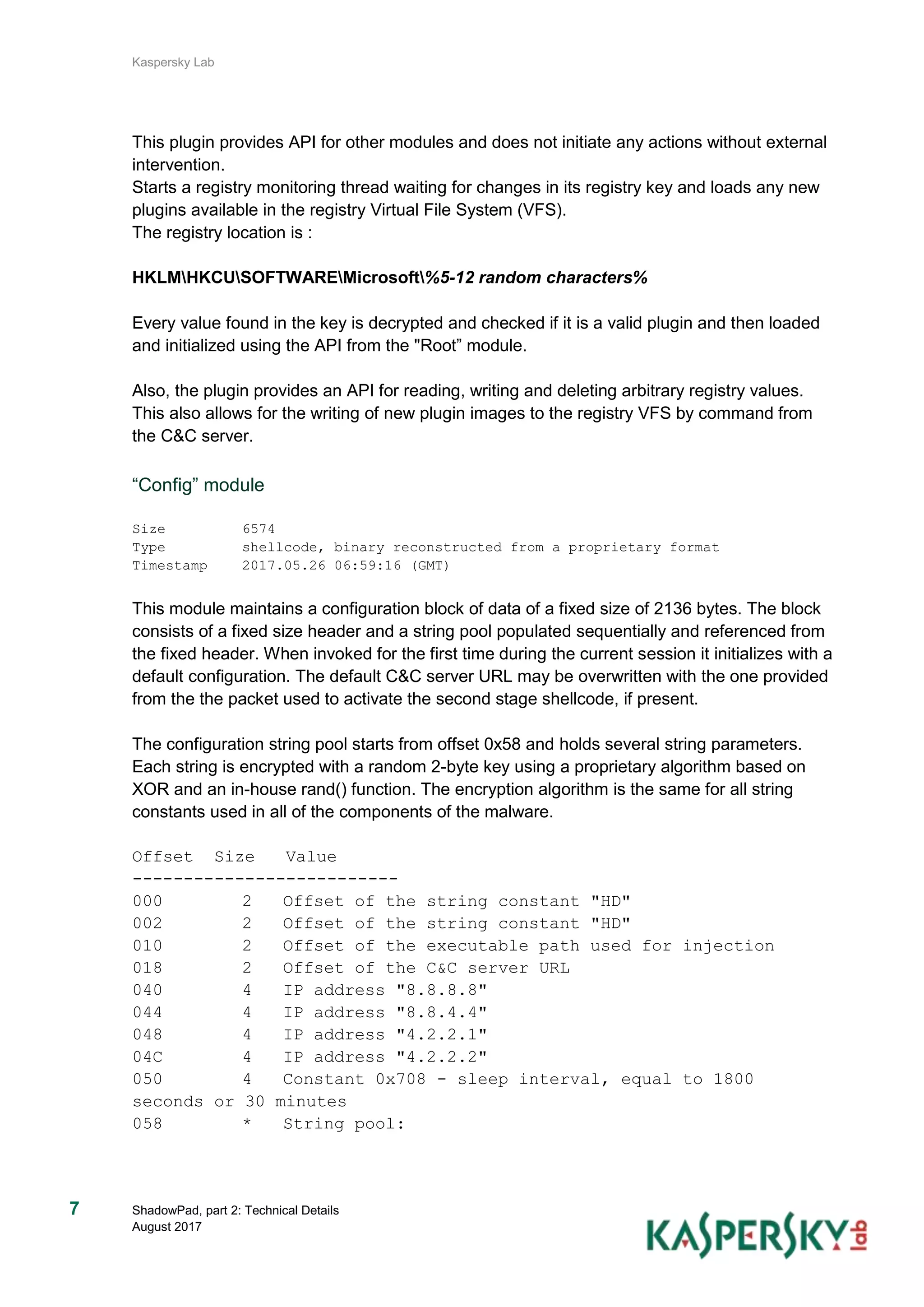 Shadow pad technical_description_pdf | PDF