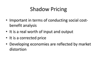 Shadow pricing | PPTX