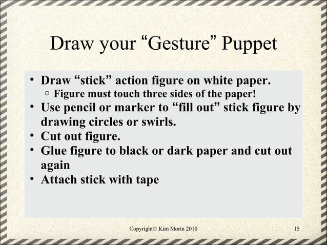 Shadow puppets drama 136 | PPT
