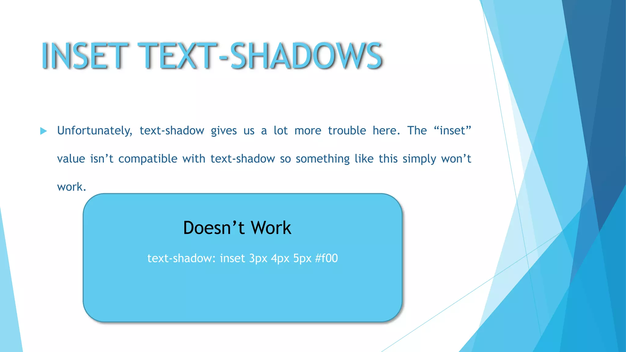 Shadows Effects in CSS | PPTX