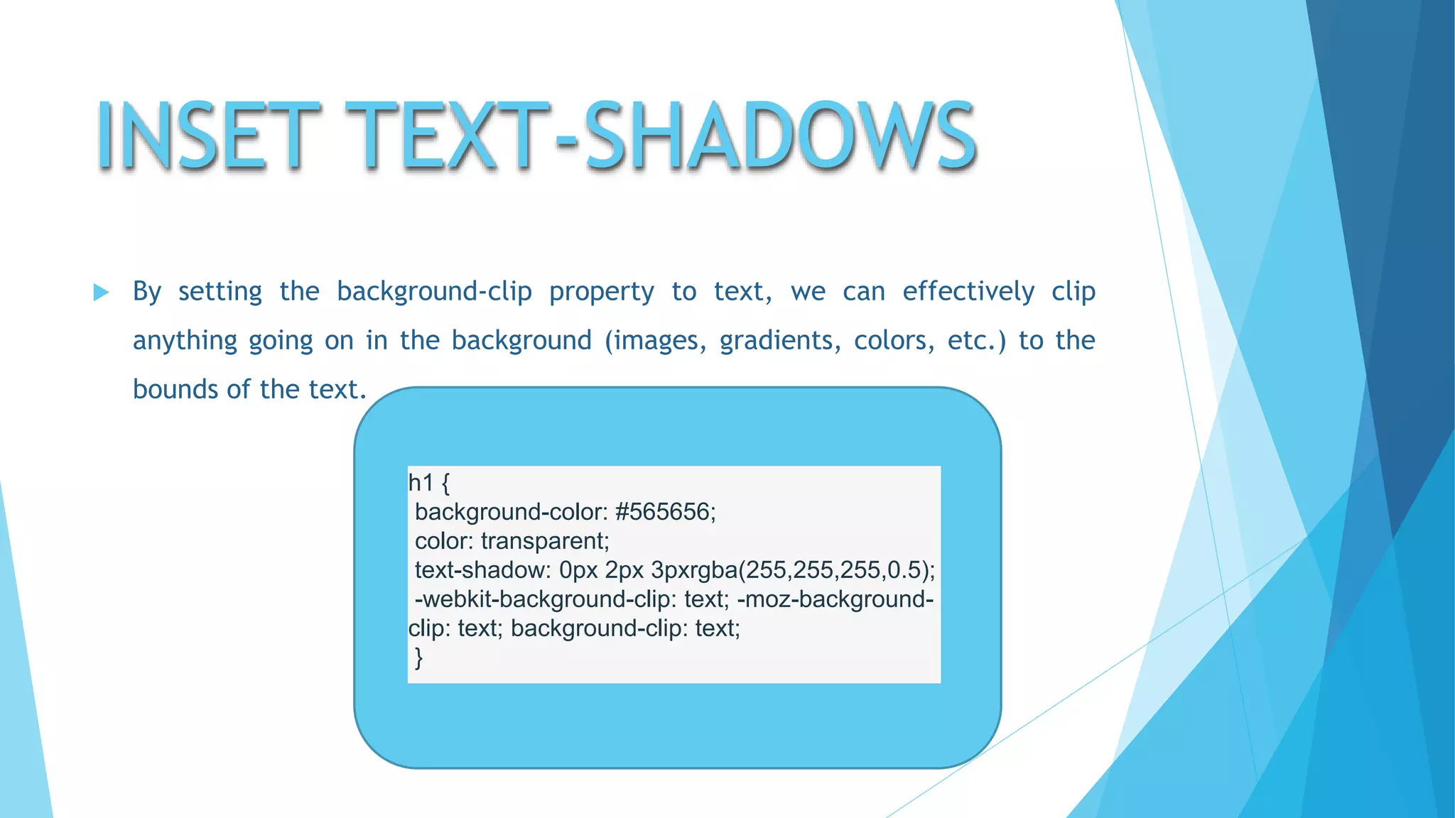 Shadows Effects in CSS | PPTX