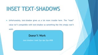 Shadows Effects in CSS | PPTX