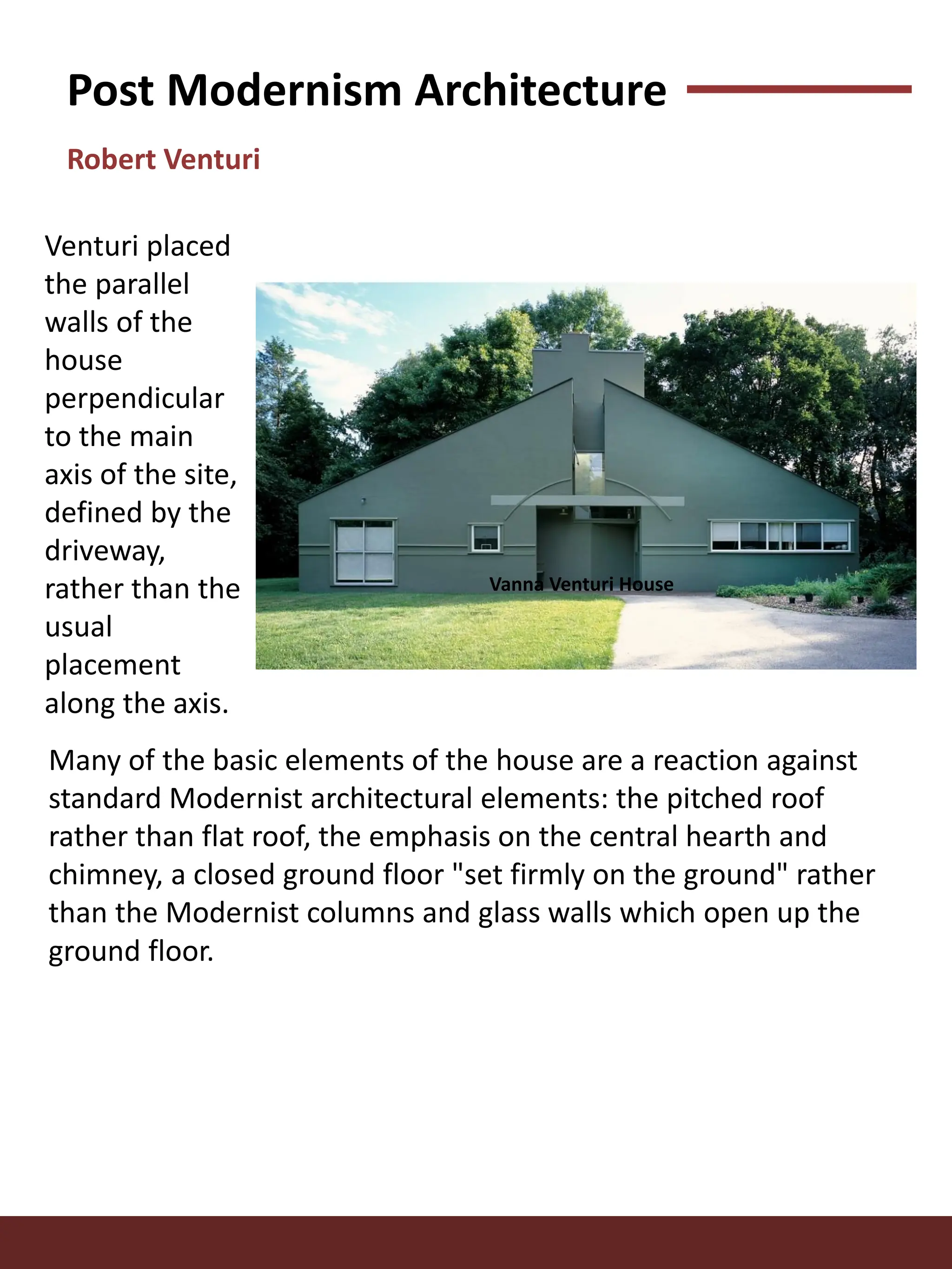 modernism- Modern and post modern Architecture | PDF