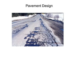 Civil engineering Pavement Design | PDF