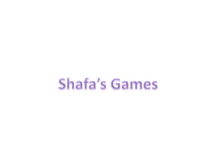 Shafa game | PPT