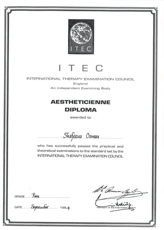 Shafeena all certificates | PDF