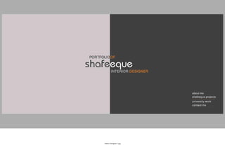 Shafeeque portfolio | PDF | Business and Finance
