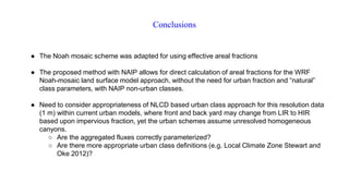 Improving input data for urban canopy and land surface models: a ...