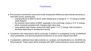 Improving input data for urban canopy and land surface models: a ...