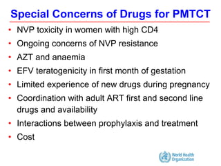 Use of Antiretroviral Drigs for Treating Pregnant Women and Preventing ...
