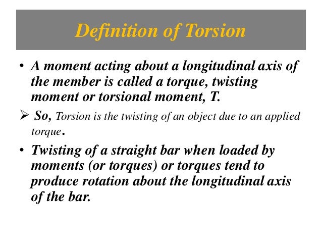 Torsional Diagram