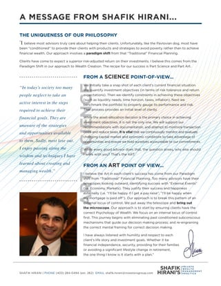 Shafik hirani introductionbooklet | PDF