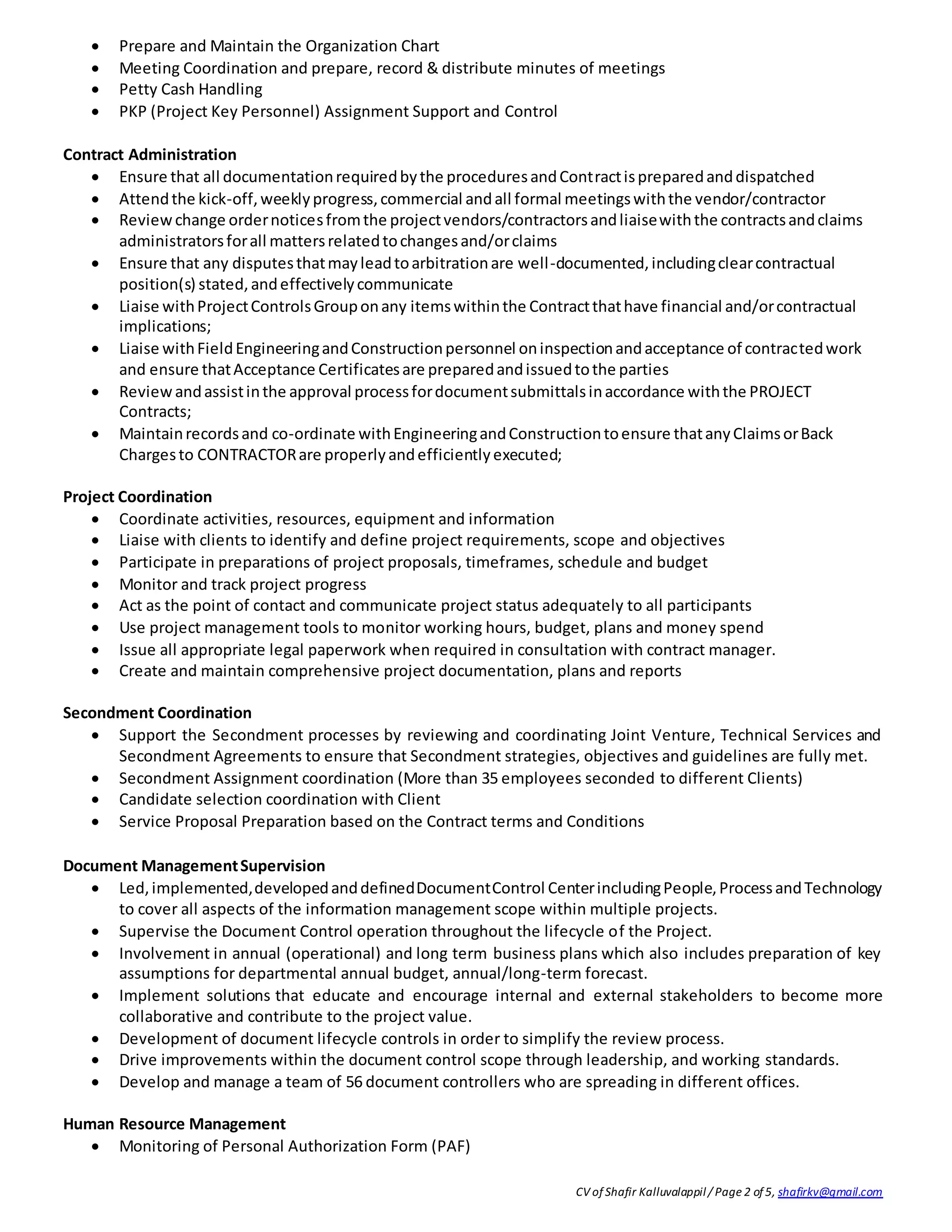 Senior Group Leader / Lead Project Administrator | DOCX