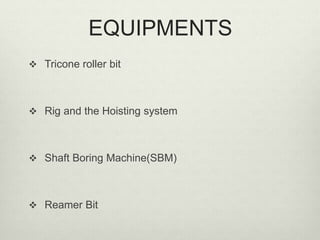 Shaft boring methods | PPTX