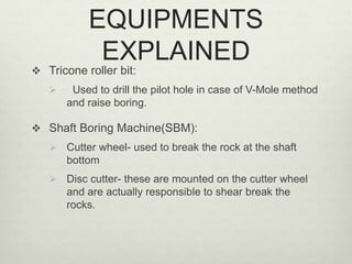 Shaft boring methods | PPTX