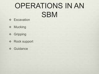 Shaft boring methods | PPTX