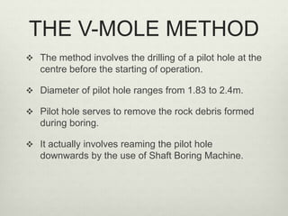Shaft boring methods | PPTX