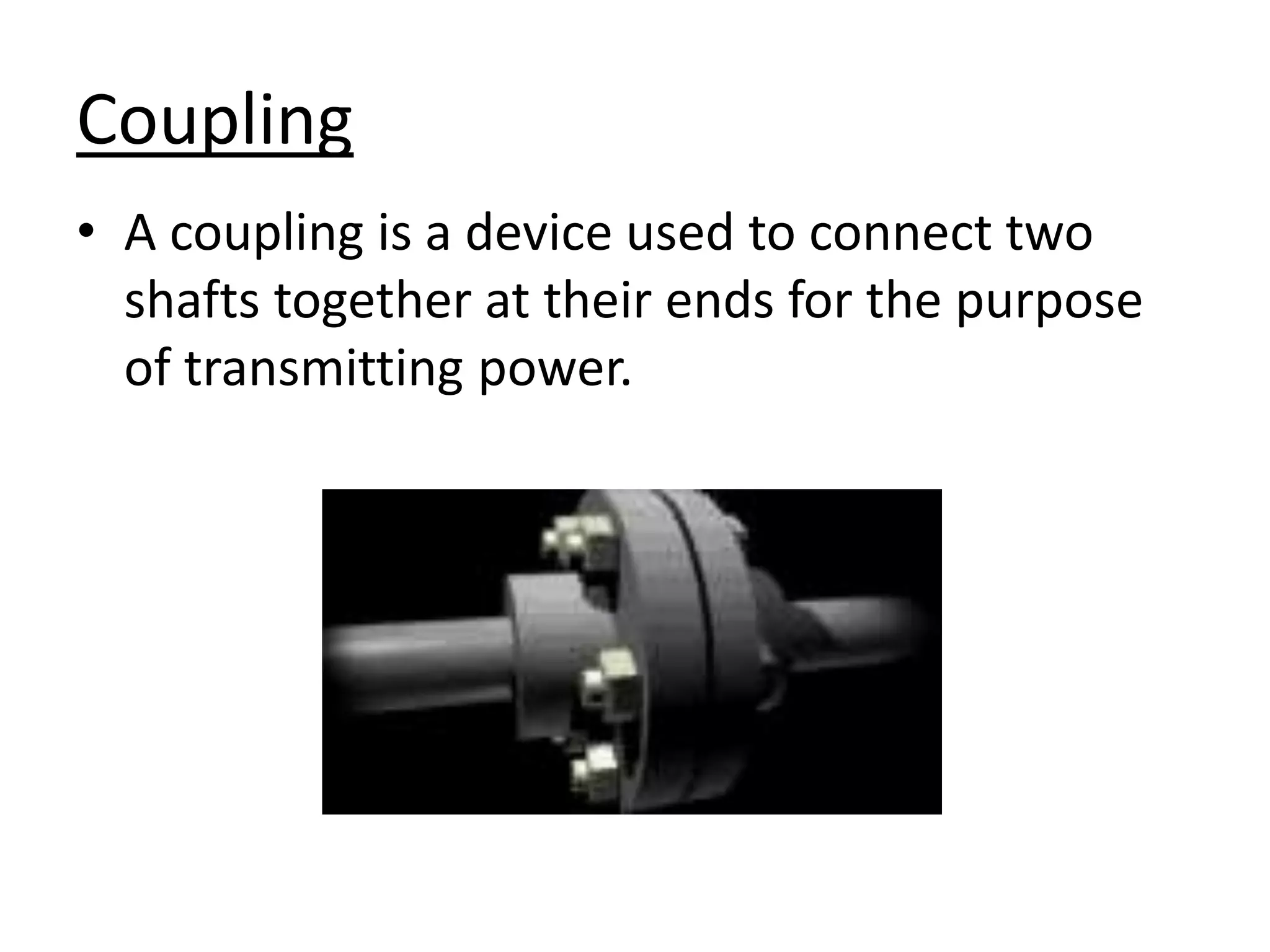 Shaft couplings | PPTX