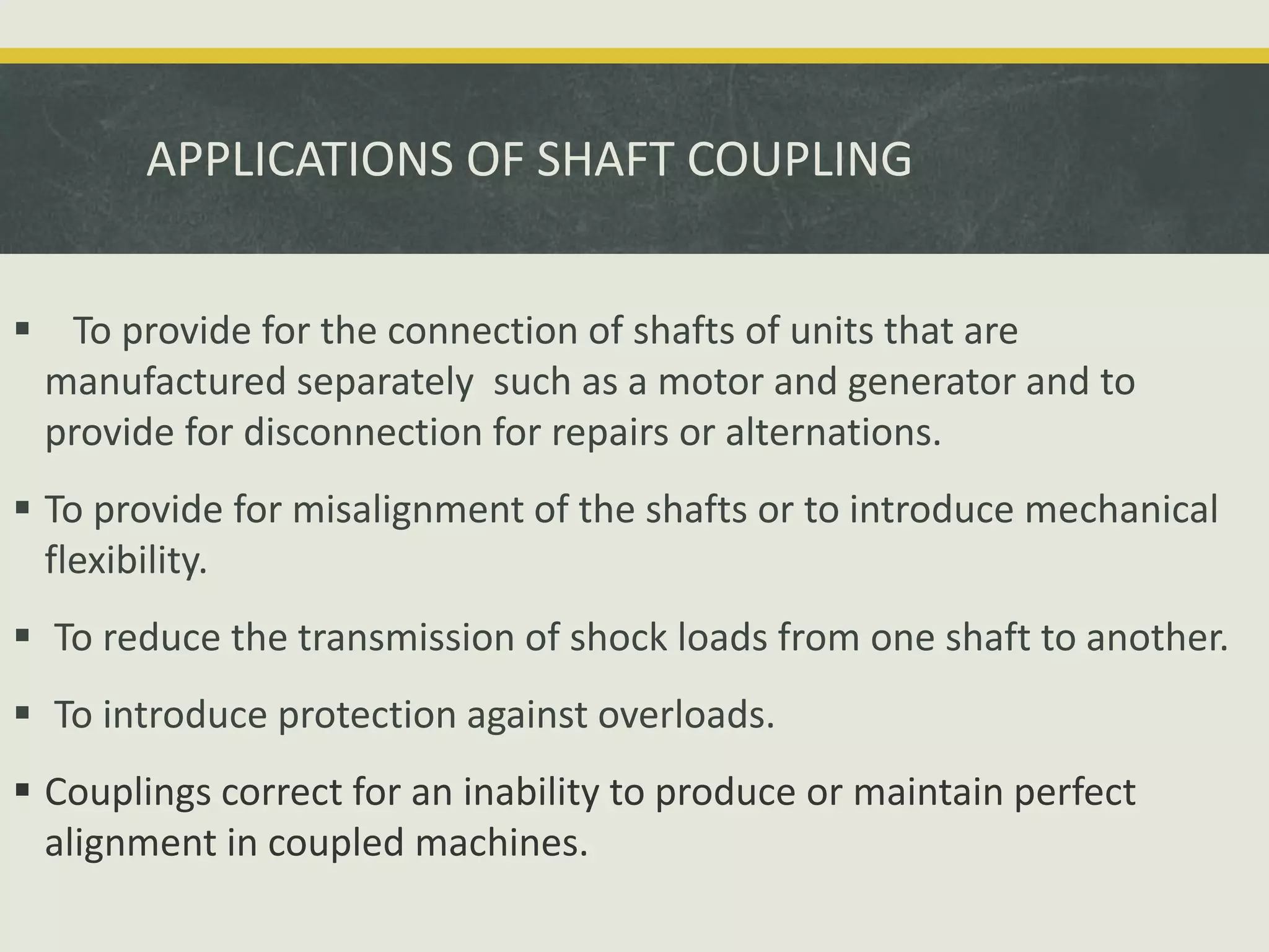 Shaft couplings | PPTX