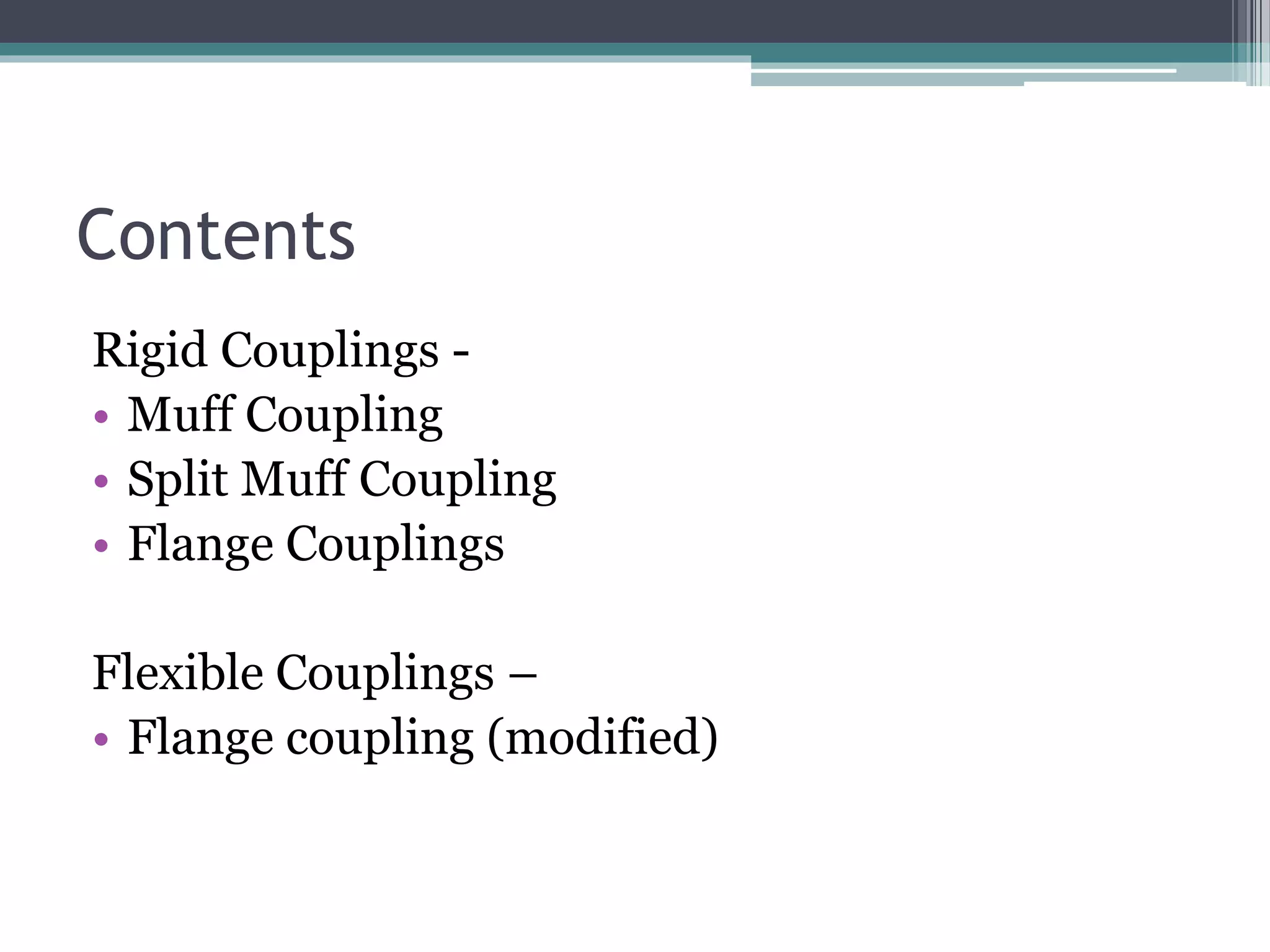 Shaft couplings1 | PPTX