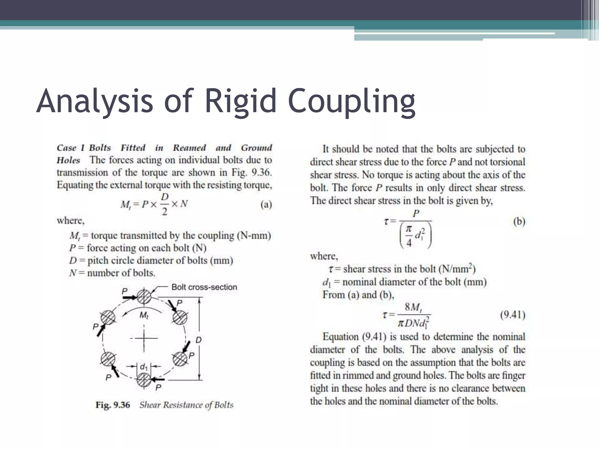 Shaft couplings 3 rigid flange coupling | PPTX