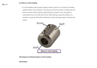 Shaft Couplings _ Types, Working, Diagram, Advantages, Applications.pptx