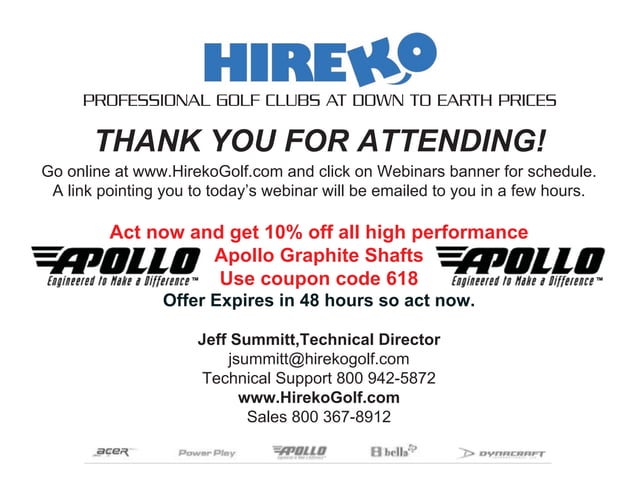 Basics of Golf Club Shaft Cutting | PPT