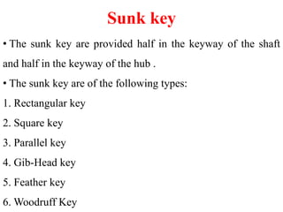 Shaft & keys (machine design & industrial drafting ) | PPTX