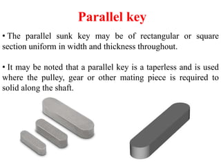 Shaft & keys (machine design & industrial drafting ) | PPTX