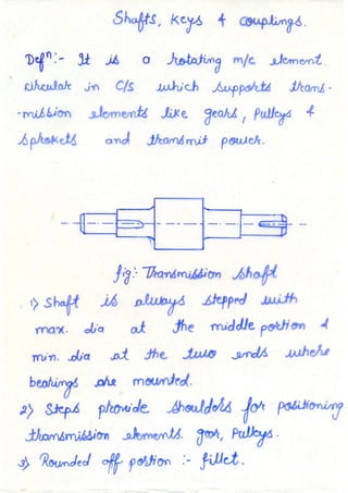 Shafts Keys and Couplings Explained | PDF