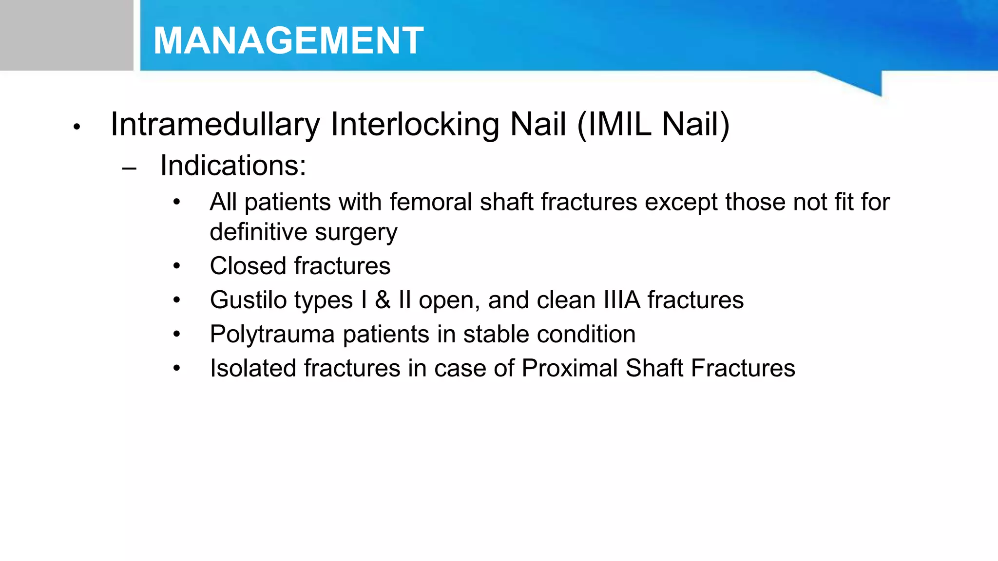 Shaft of femur fracture | PPTX