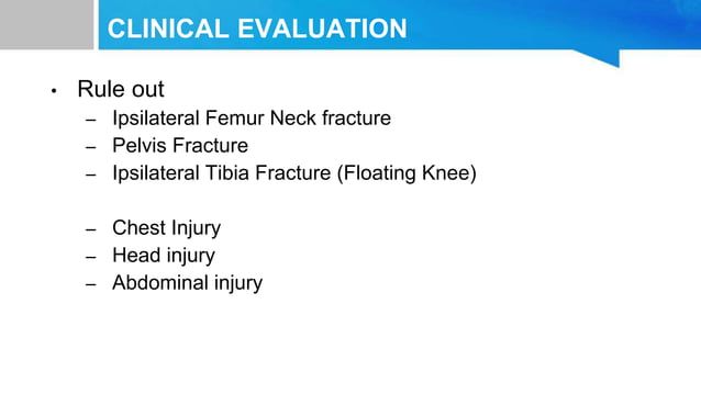 Shaft of femur fracture | PPTX