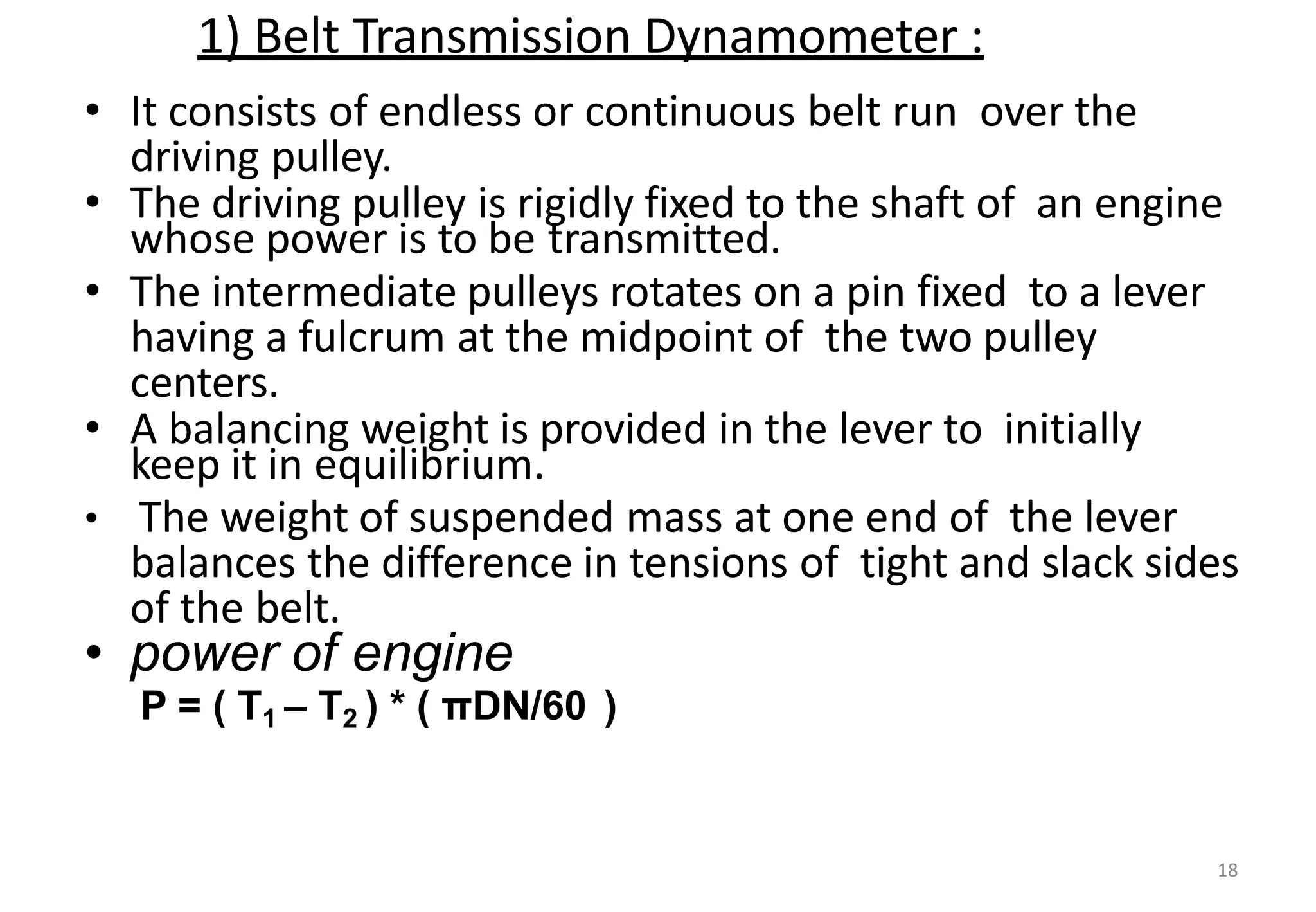 Shaft power measurement | PPTX