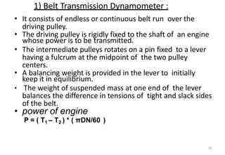 Shaft power measurement | PPTX