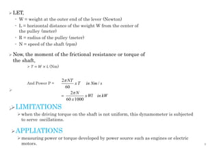 Shaft power measurement | PPTX