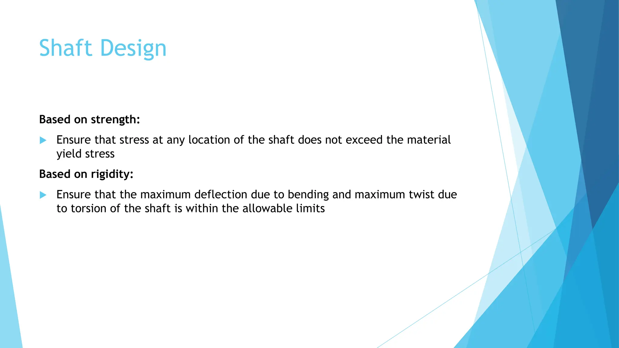 SHAFTS And Its Mechanical Properties.pptx