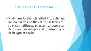 SHAFTS And Its Mechanical Properties.pptx