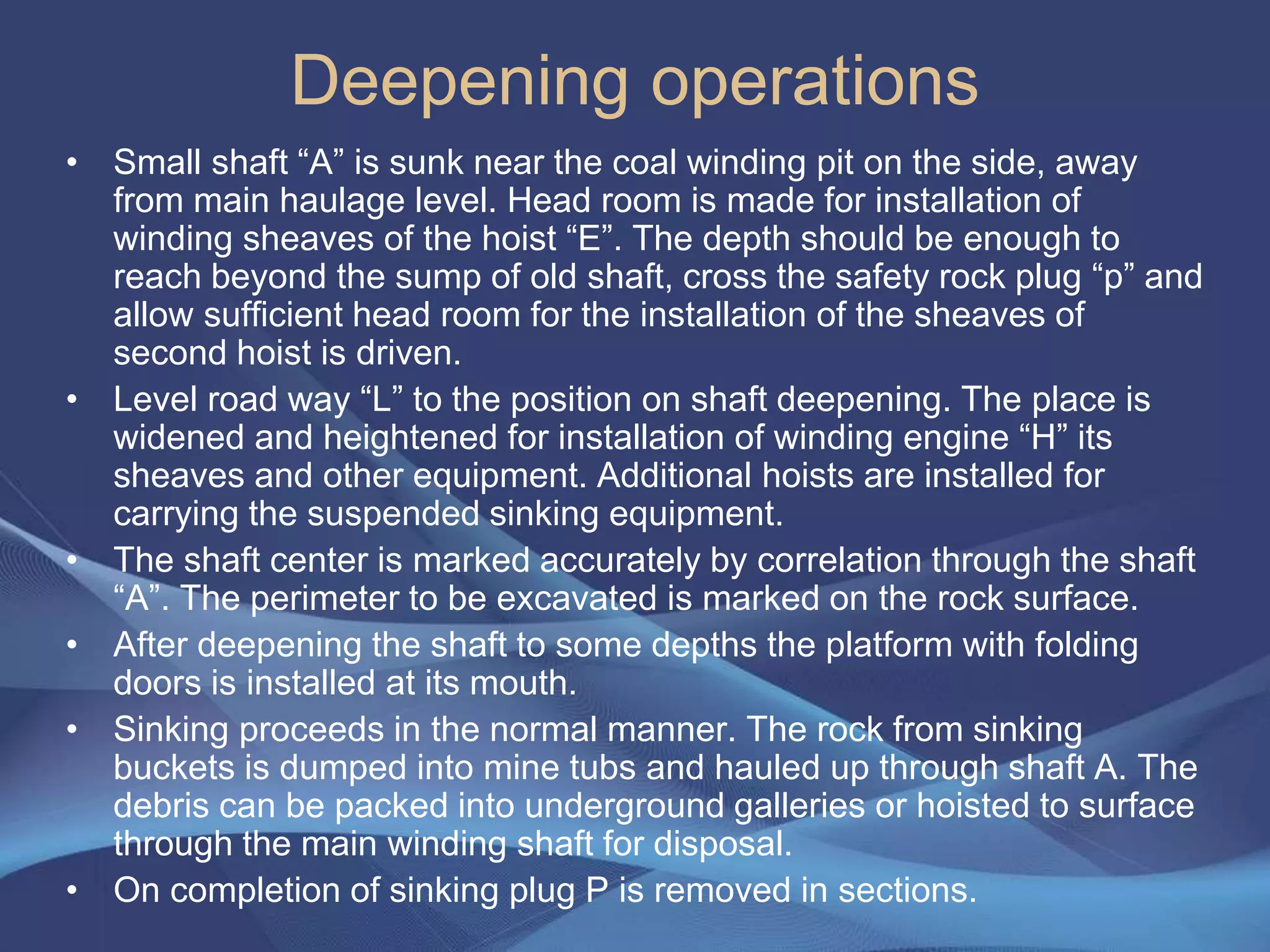 Shaft sinking 2 | PPTX